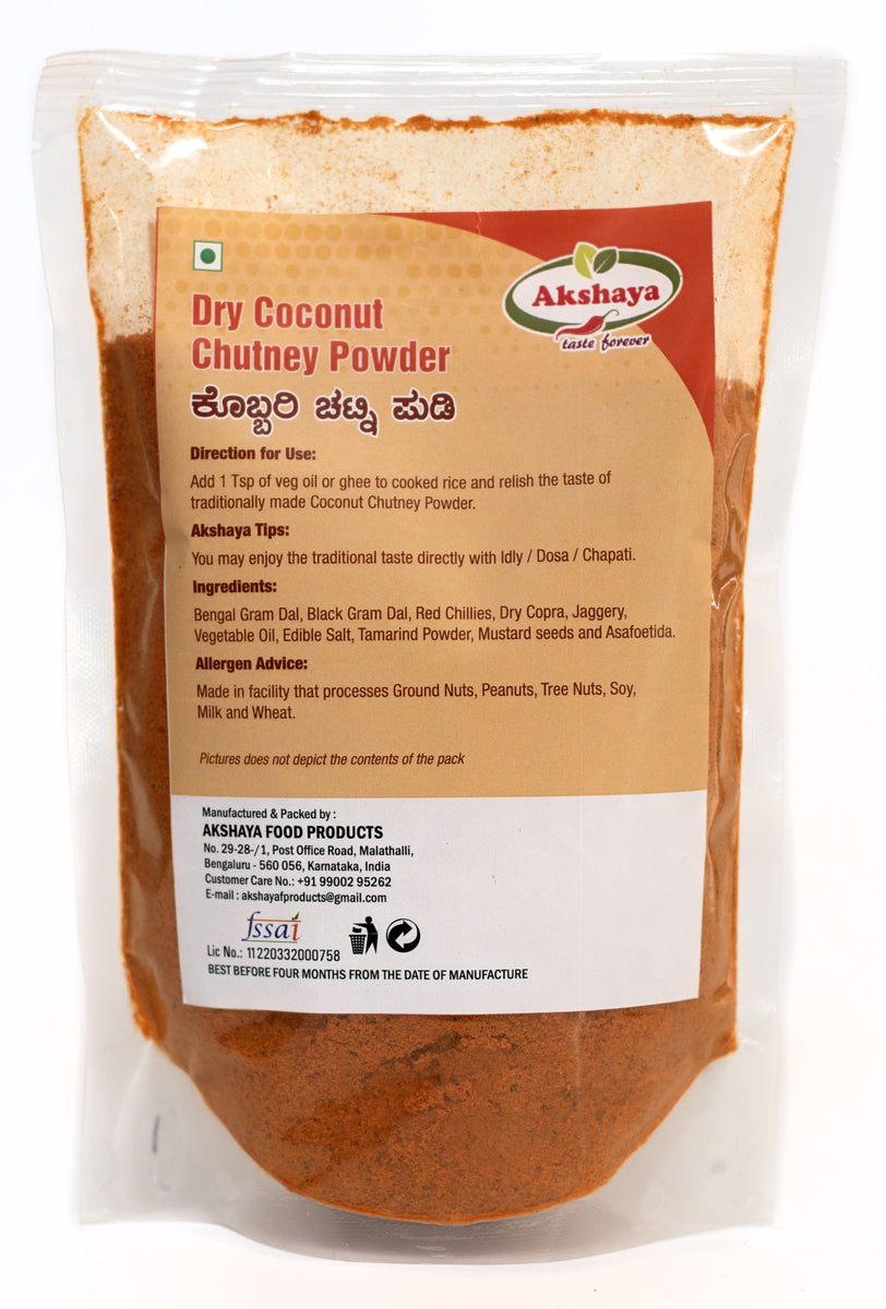 Dry Coconut Chutney Powder – Akshaya Food Products